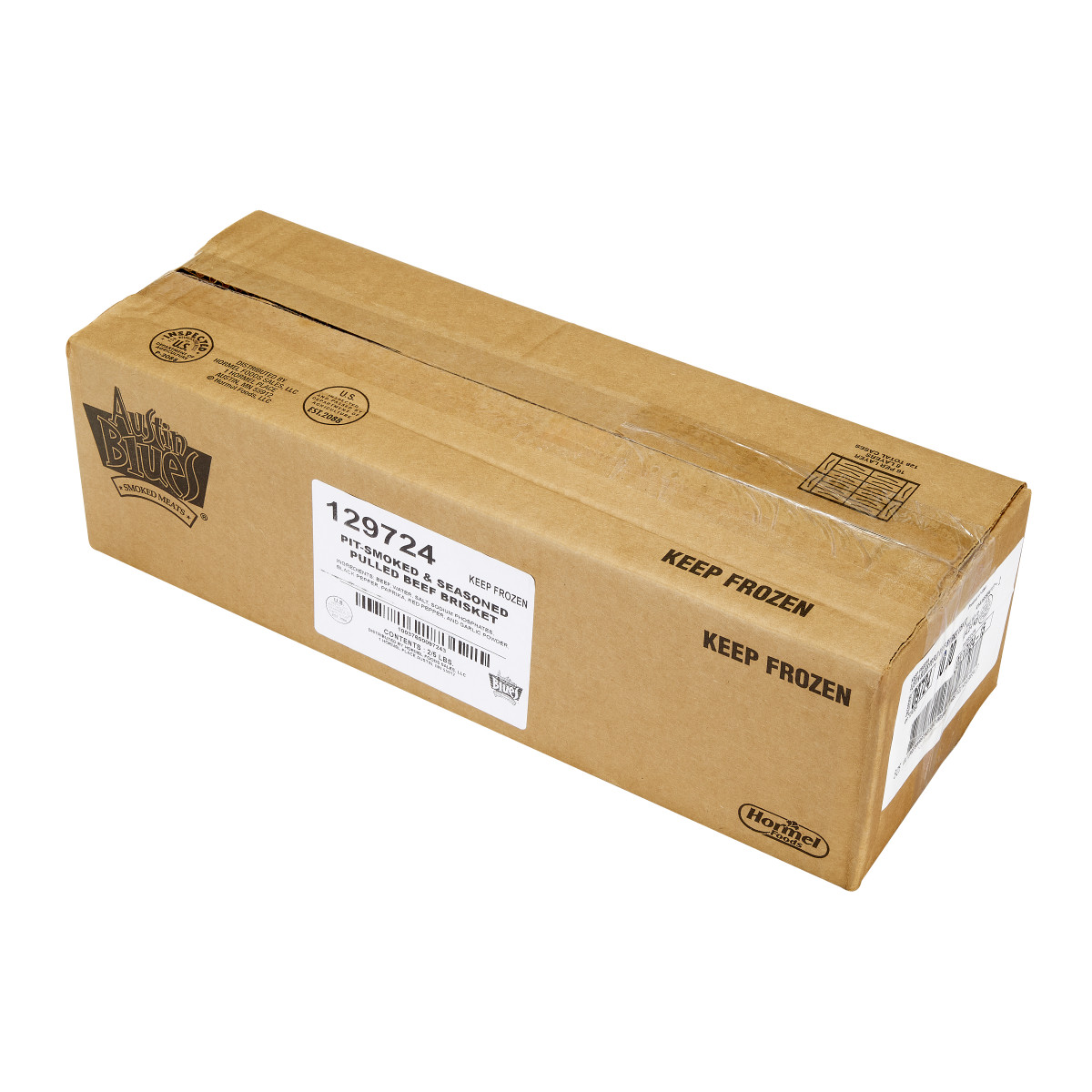 AUSTIN BLUES® Pit Smoked Pulled Beef Brisket, 2/5 lb