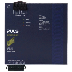 PULS UC10.241 DC-UPS With Capacitor Storage, 24V Dc, 15A, 360W, DIN ...