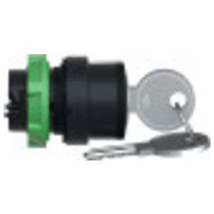 Square D (Schneider Electric) ZB5AG08 22mm Selector Switch Head, Ronis 455 Key, Non-Illuminated ...