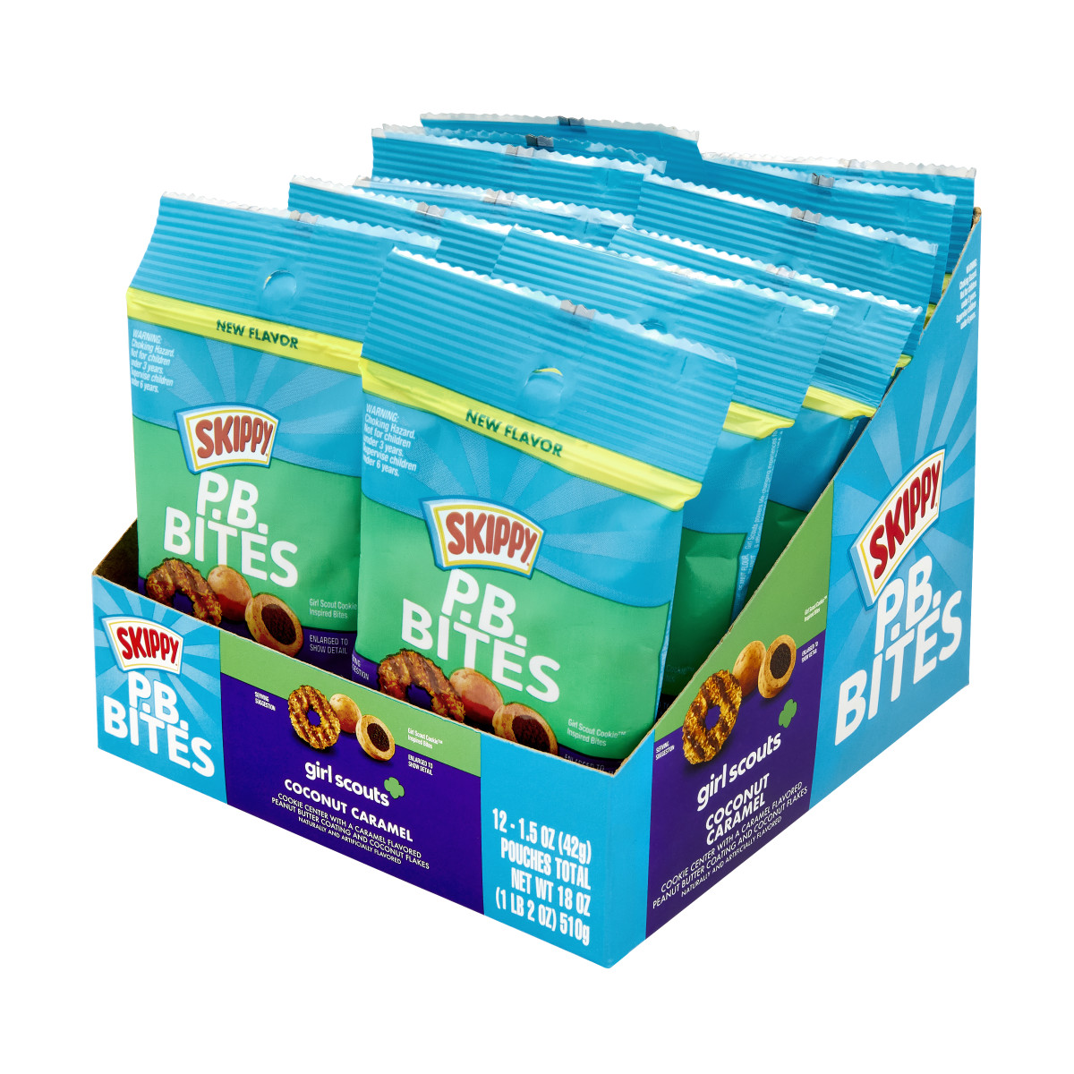 SKIPPY® P.B. Bites Coconut Caramel, 1.5 oz. Pouch • Hormel Product Code ...