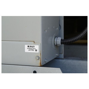 Brady B33-55-434 B33 Metallized Polyester With 2 Mil Adhesive Labels ...