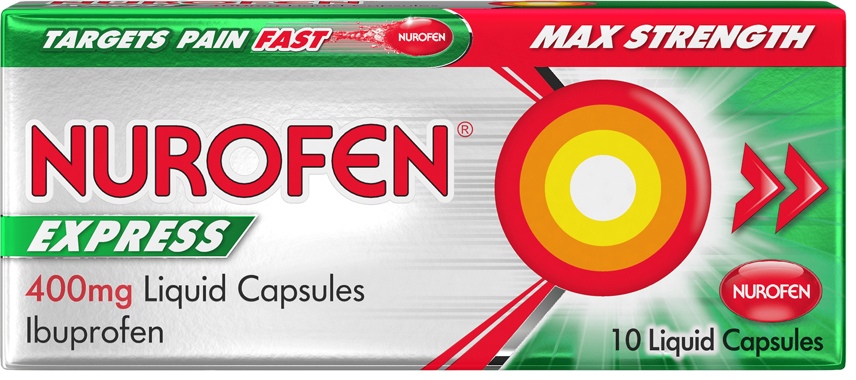 Nurofen Express 400mg Liquid Capsules | Nurofen