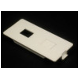 Wiremold (Legrand) 5507RJ-WH 5500 Dual RJ11/RJ45 Connector Faceplate ...