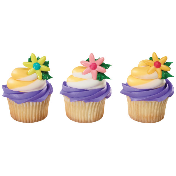 Spring Daisy Cupcake Rings | DecoPac