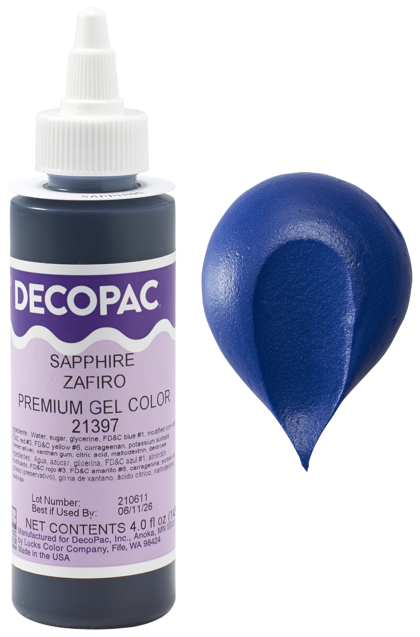 Sapphire Premium Gel Color | DecoPac
