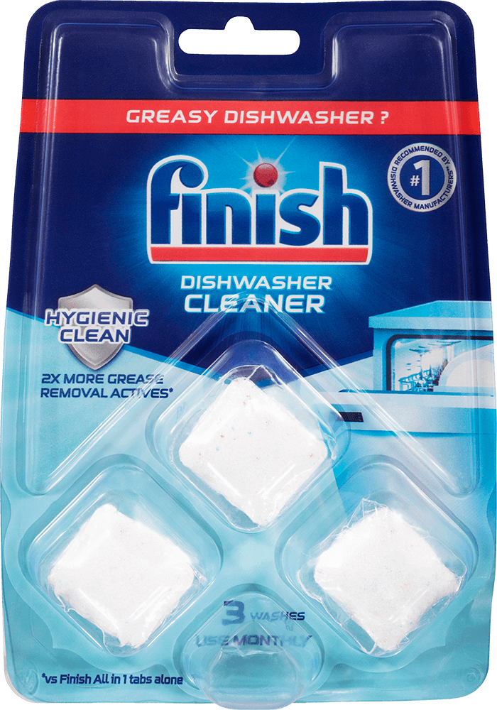 Finish® In-Wash Dishwasher Cleaner 3 Pack Lemon | Finish® NZ