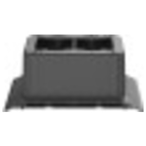 Panduit AFR4JB2SBL Above Floor Raceway Junction Box, Black | Graybar Store