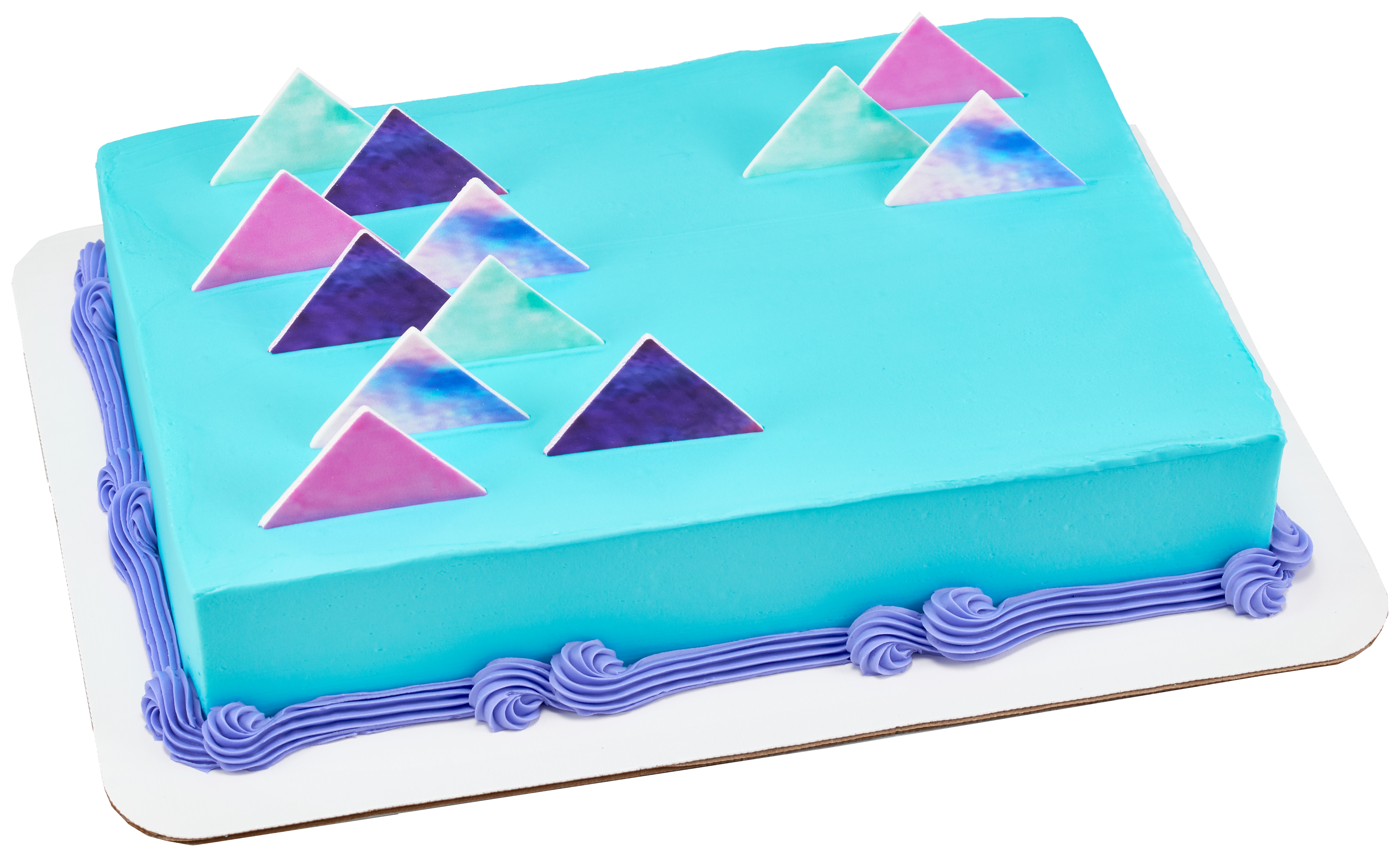 Watercolor Triangles | Sweet Décor™ Printed Edible Decorations | DecoPac