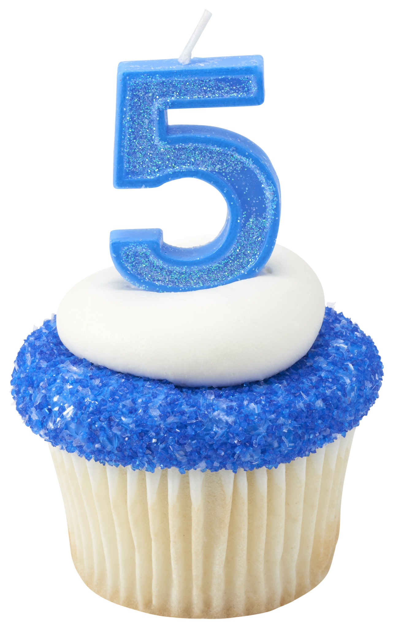 Bakery Crafts 5 Glitter Numeral Candles | DecoPac