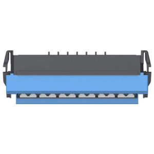 CommScope Systimax 760230946 Fiber Adapter, Blue, LC, 12-Port, 12-Fiber ...