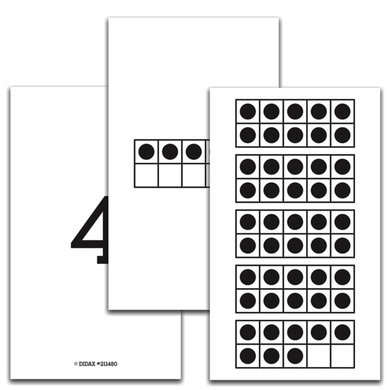 Didax® 1-50 Ten-Frame Cards - Knowledge Tree