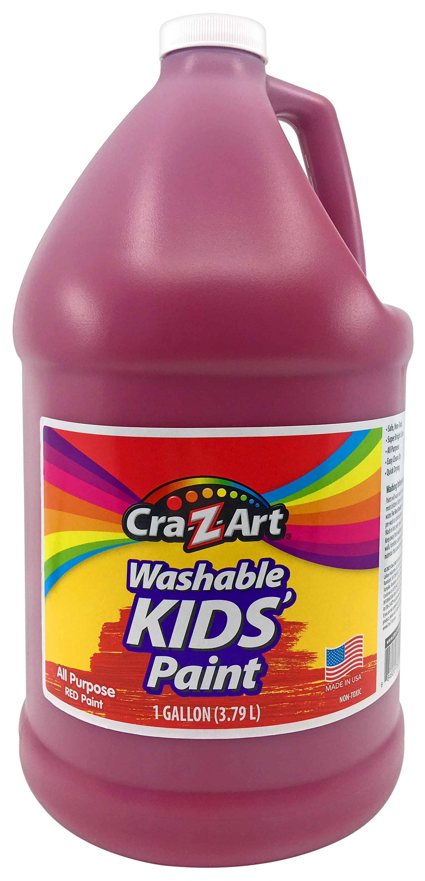 Cra-Z-Art 128 oz. kid's washable paint red