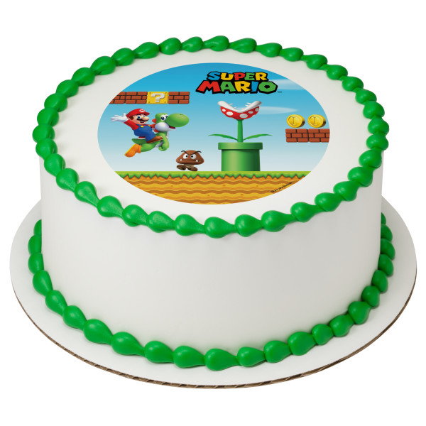 Super Mario Mushroom Kingdom Photocake Image | DecoPac