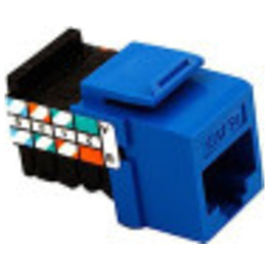 Leviton 5G108-RL5 GigaMax Cat 5e QuickPort Connector Quickpack, Blue ...