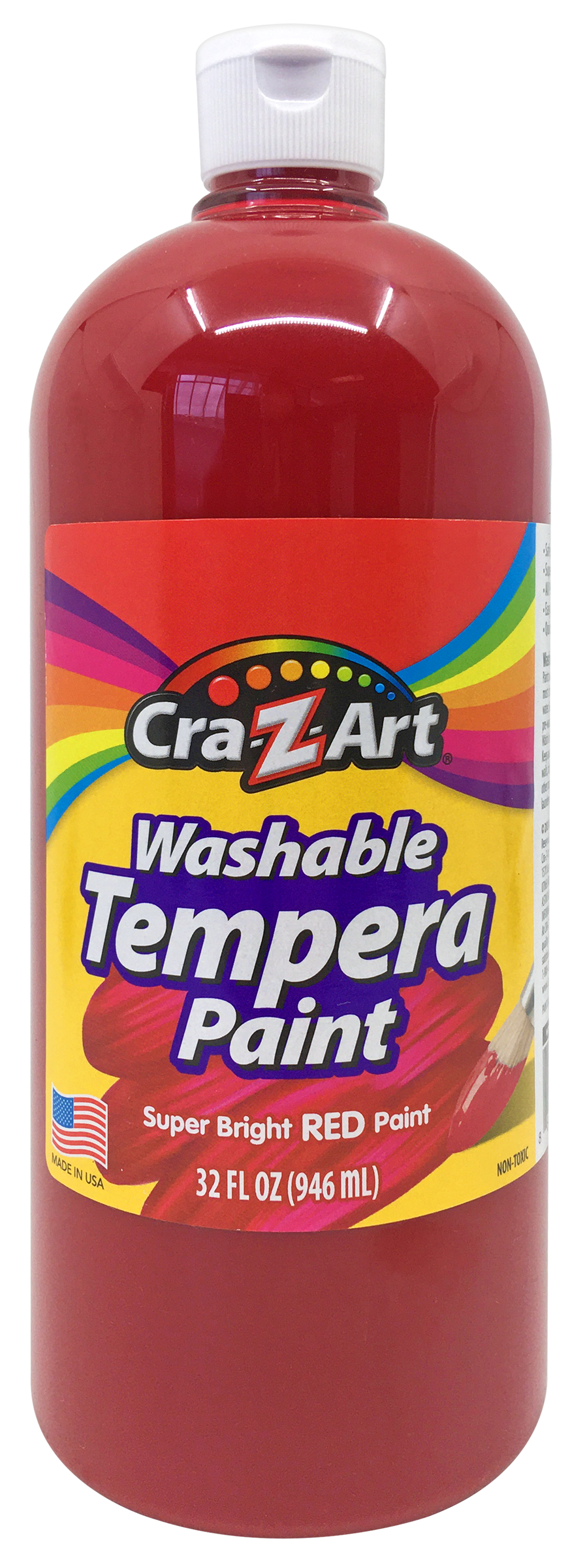 Cra-Z-Art 32 oz. Tempera Paint Red