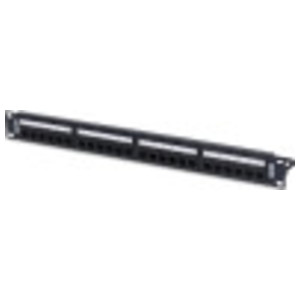 Belden RVAPPF1U24BK REVConnect Patch Panel, Steel, Black, 24-Port, Cat ...