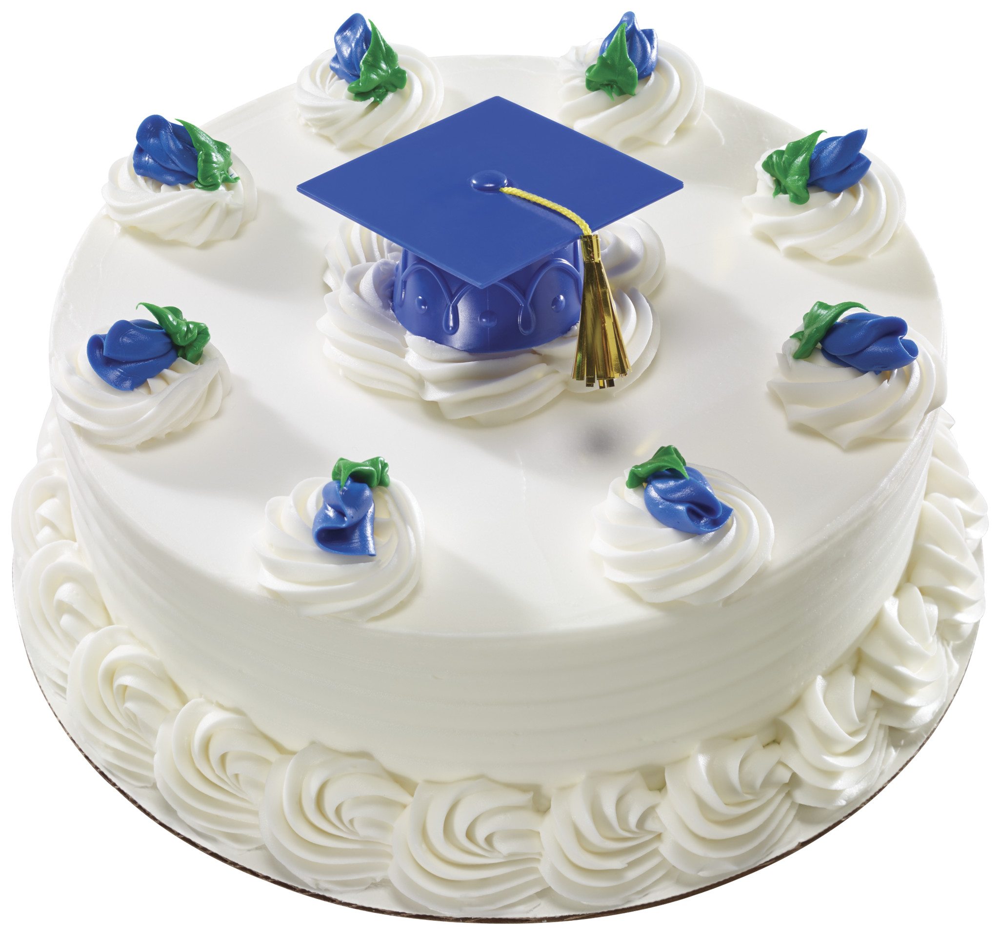 Blue Grad Cap With Tassels Layon | DecoPac