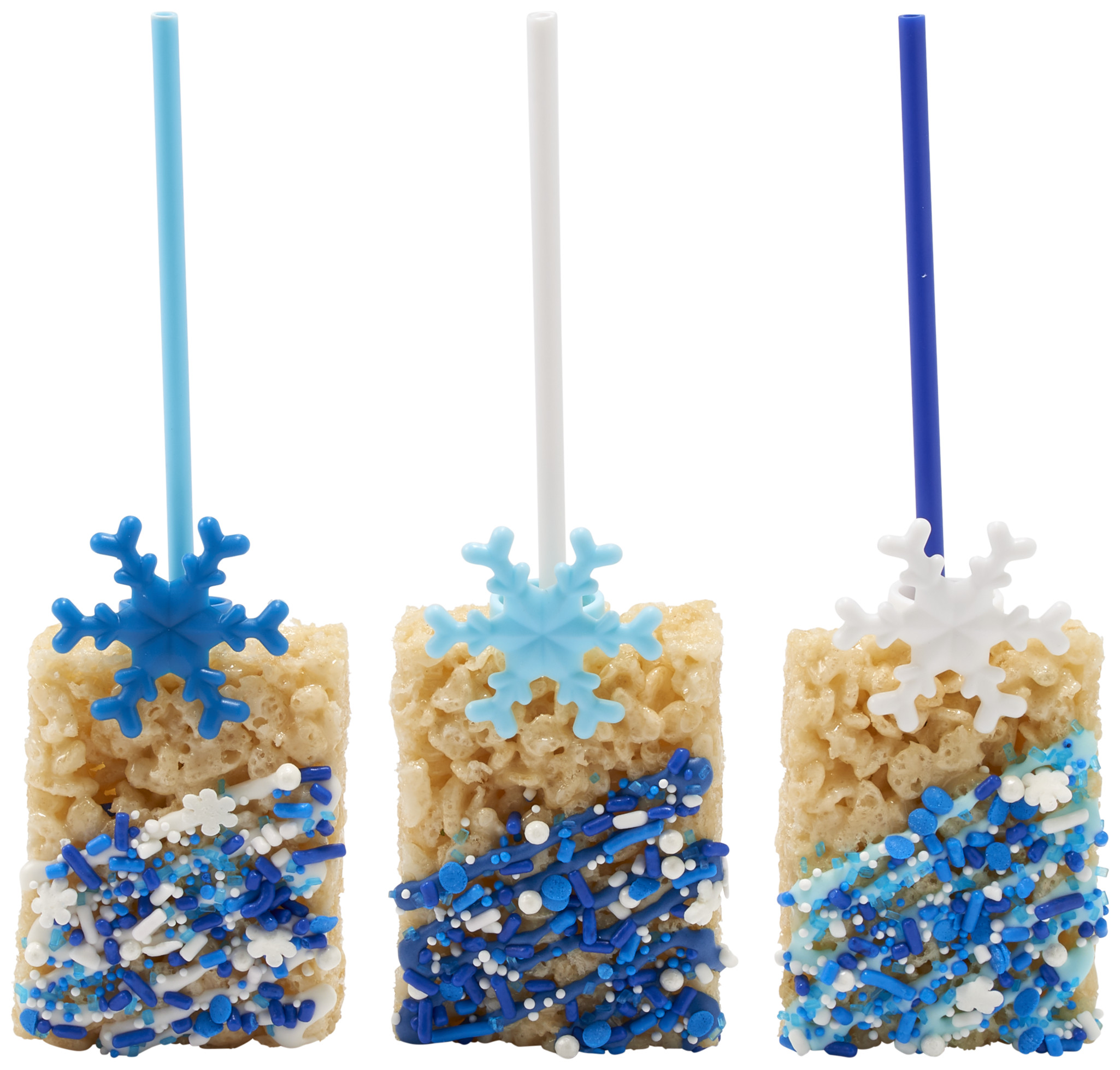 Blue Snowflake Cupcake Rings | DecoPac