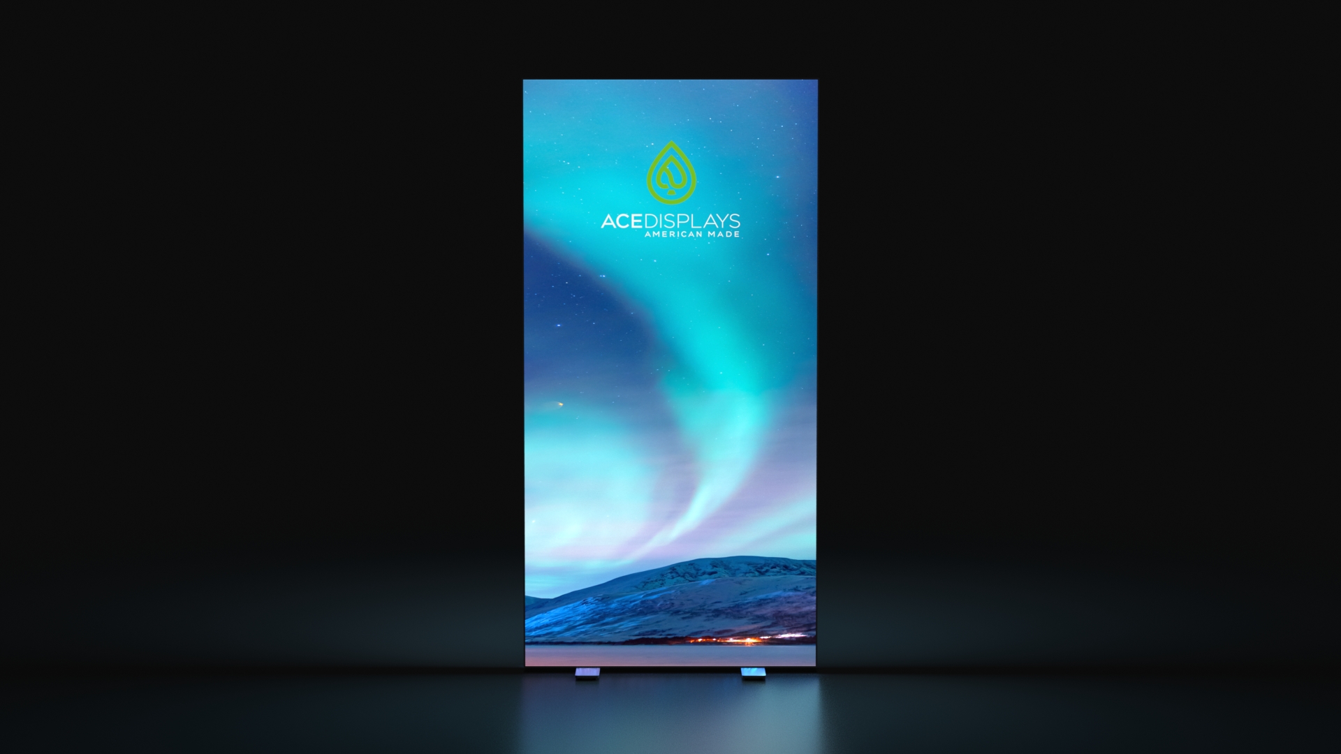 Backlit Banner Stand – 40in W x 80in H – Lumos