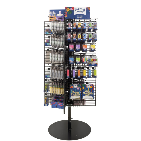 Black Full Floor Spinner | DecoPac