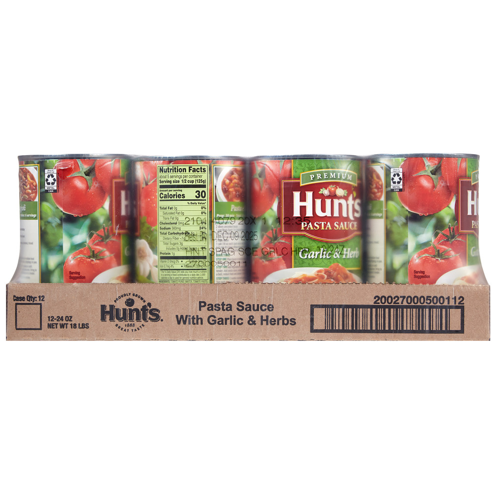 Hunt's Garlic and Herb Pasta Sauce | Conagra Foodservice
