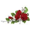 Red Rose Bouquet Gum Paste Flowers | DecoPac