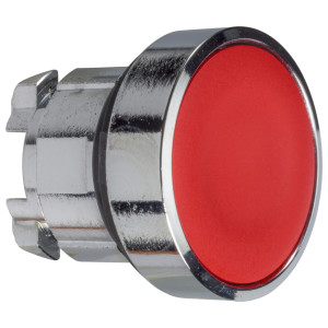 Square D (Schneider Electric) ZB4BH04 Red Flush Pushbutton Head 22 Push ...