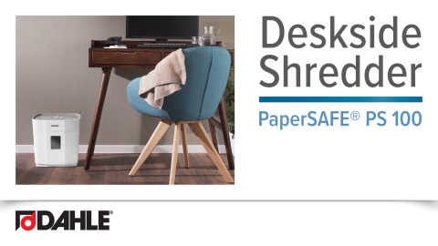 Dahle PaperSAFE® PS 100 | Deskside Shredder