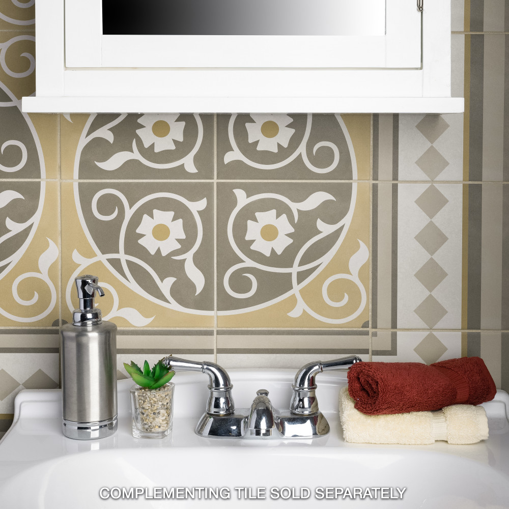 Caprice Loire 7-7/8 in. x 7-7/8 in. Porcelain Floor and Wall Tile ...