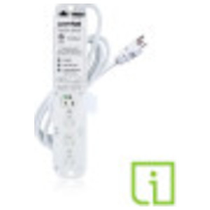 Leviton 53C4M-1S7 Medical Grade Power Strip, 4-Outlet, 15A, 7 Ft. L ...
