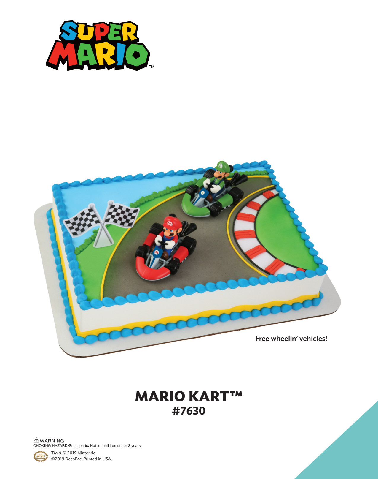 Super Mario Mario Karts Cake Kit Tmoc Page | DecoPac