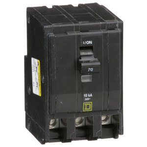 Square D (Schneider Electric) QO370 Mini Circuit Breaker, QO, 70A, 3 ...