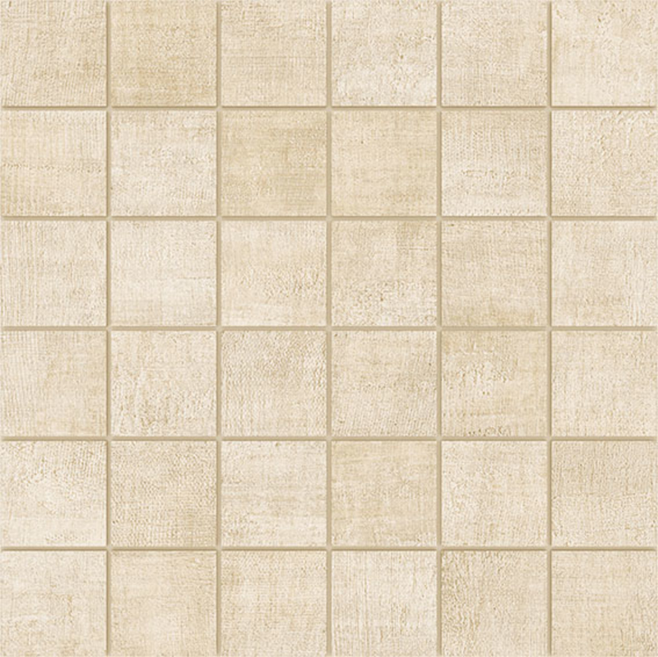 Fray Ivory 2x2 Mosaic - Virginia Tile Company