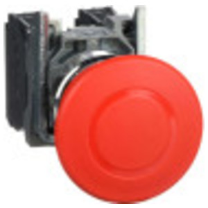 Square D (Schneider Electric) XB4BT845 Non-Illuminated Emergency Stop PushButton, Screw Clamp ...
