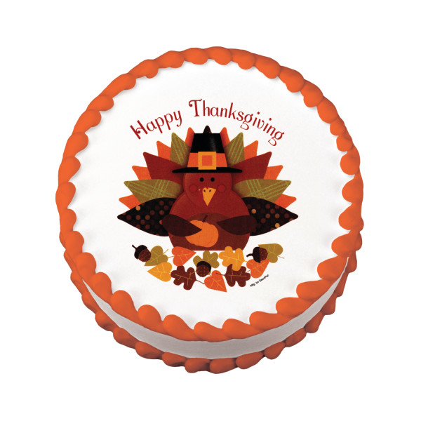 Happy Thanksgiving Turkey Edible Image Decoration | DecoPac
