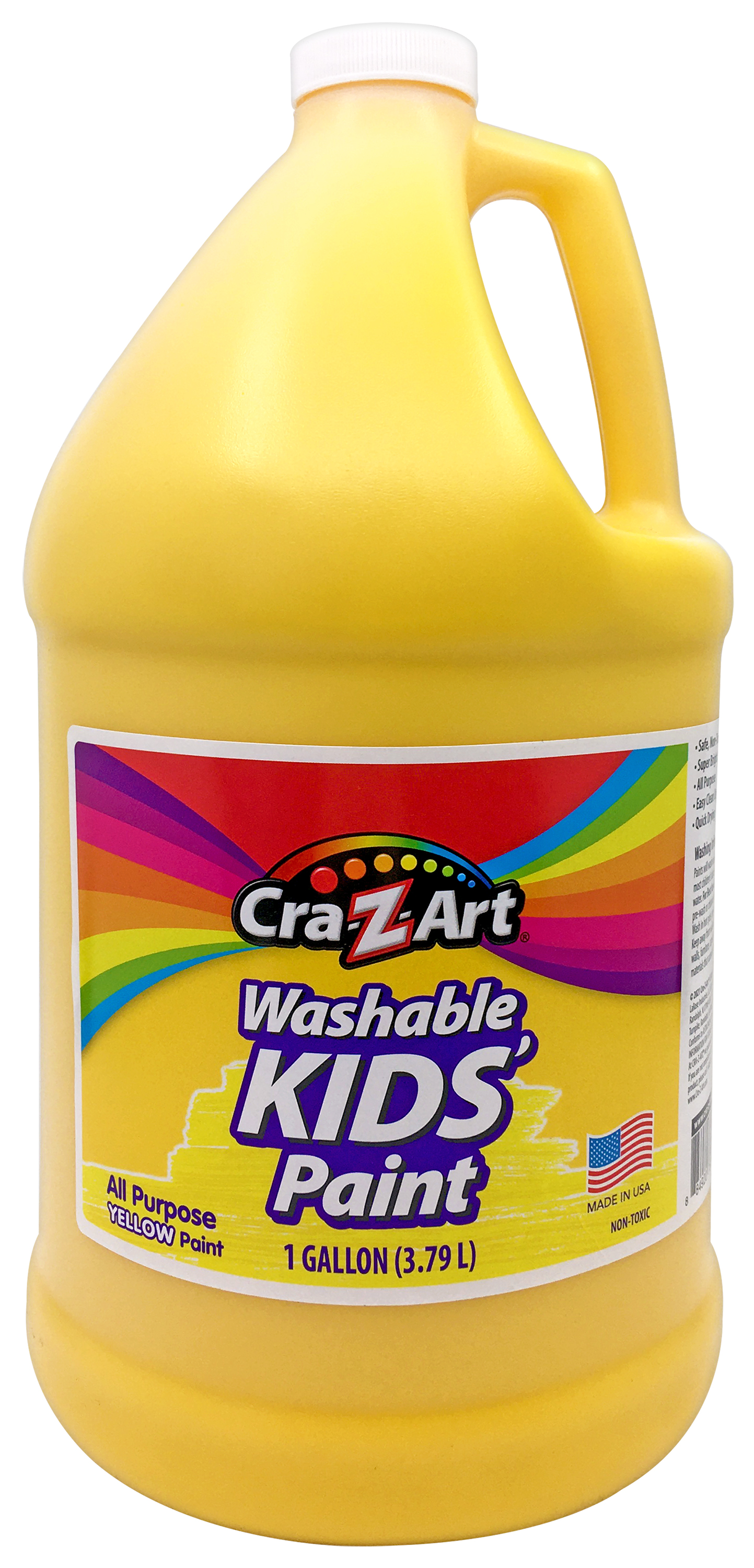 Cra-Z-Art Washable Kid's Paint Yellow 128 oz.