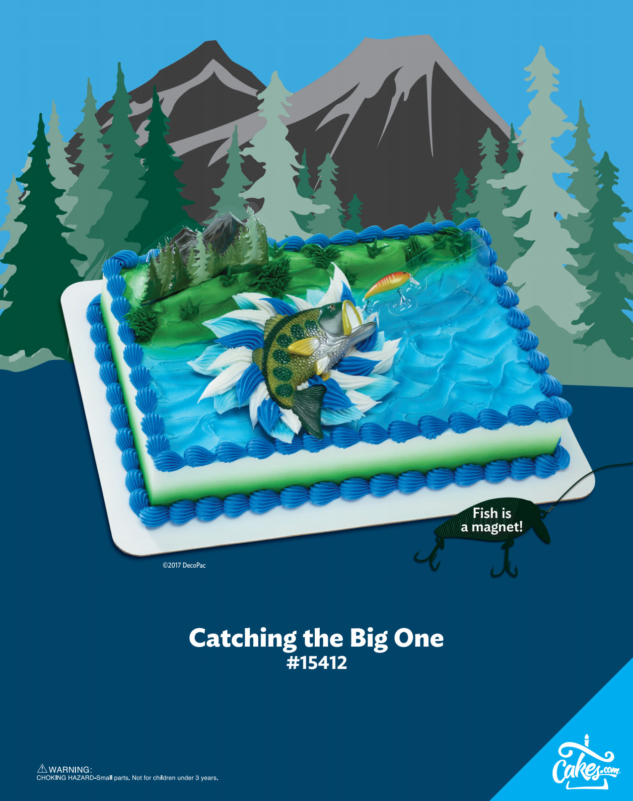 Catching The Big One Decoset 1 4 Sheet Cake Tmoc Page | DecoPac