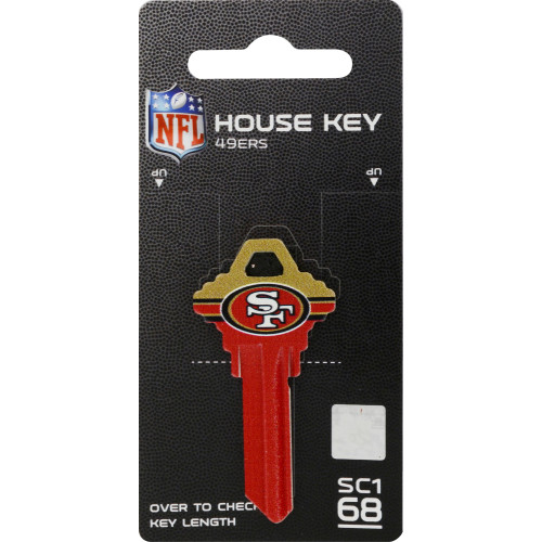 NFL San Francisco 49ers Key Blank Schlage SC1/68