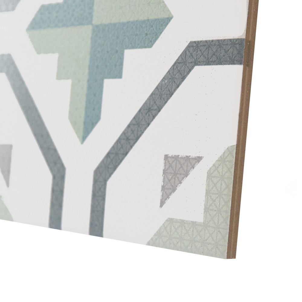 Prisma Olive 9-3/4 in. x 9-3/4 in. Porcelain Floor and Wall Tile | Merola Tile