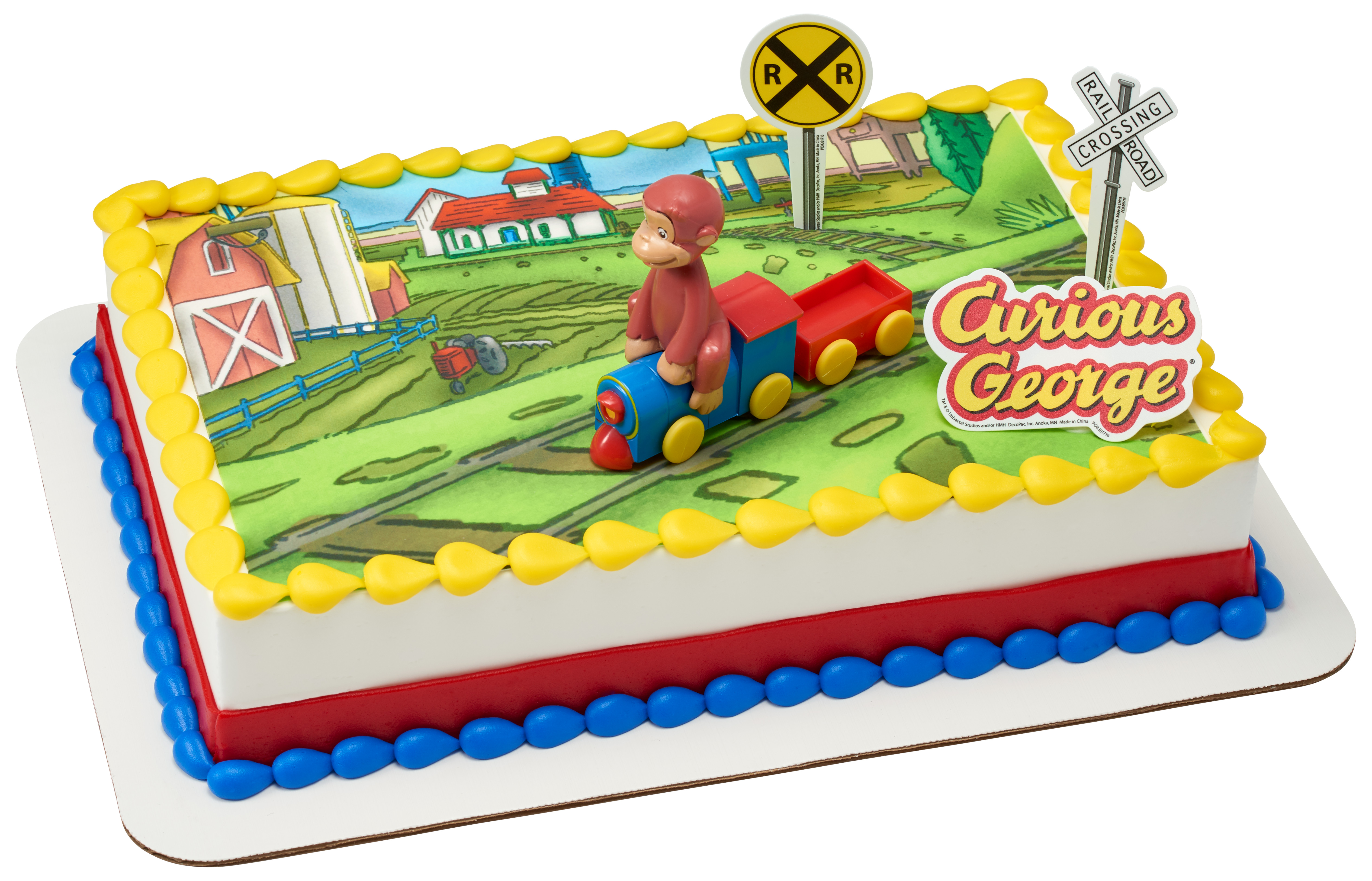 Curious George Train Decoset | DecoPac