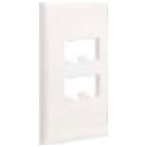 Panduit CFPL4WHY Mini-Com® Classic Series, 1 Gang, Vertical Faceplate ...