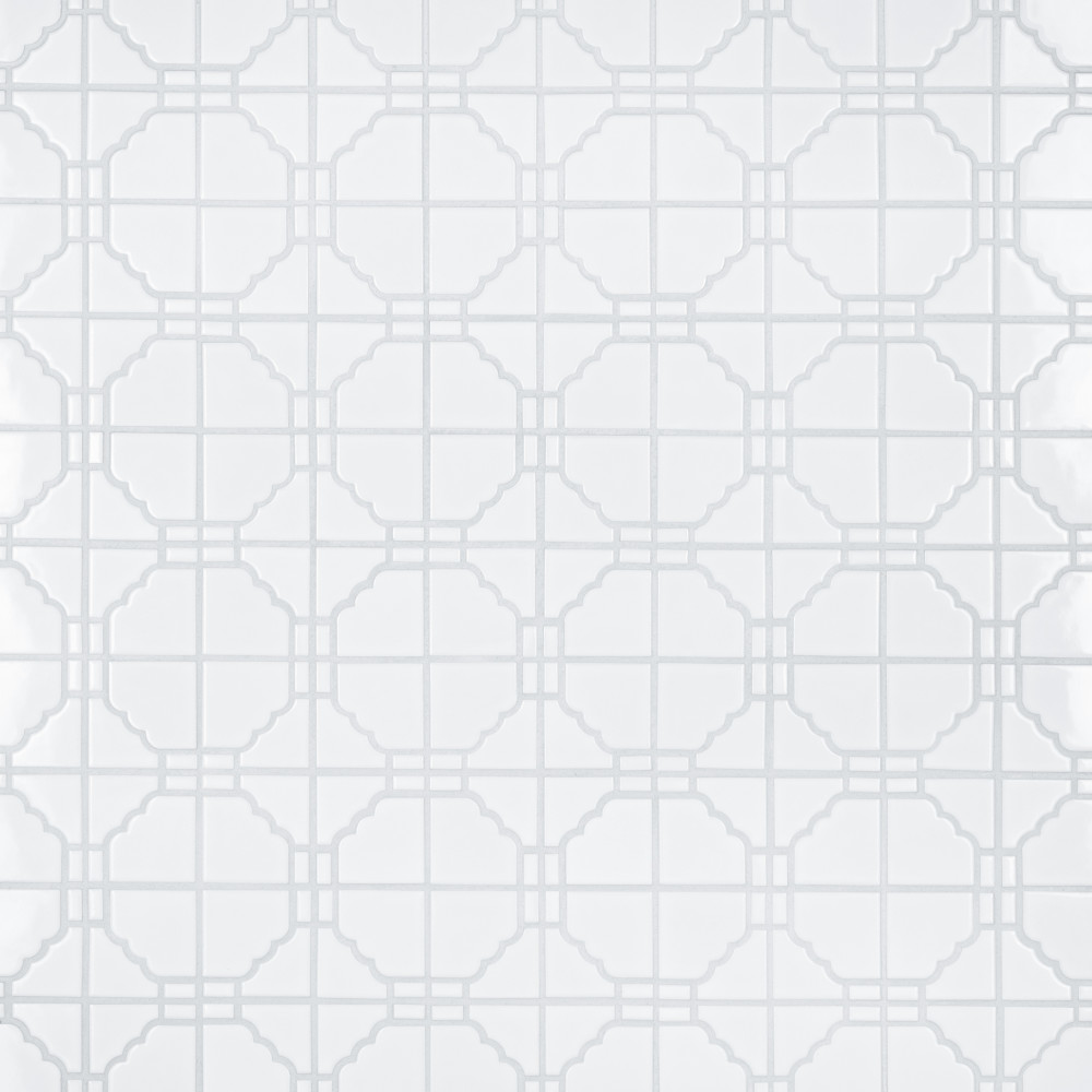 Osaka Glossy White 11-7/8 in. x 11-7/8 in. Porcelain Mosaic Tile – Merola Tile