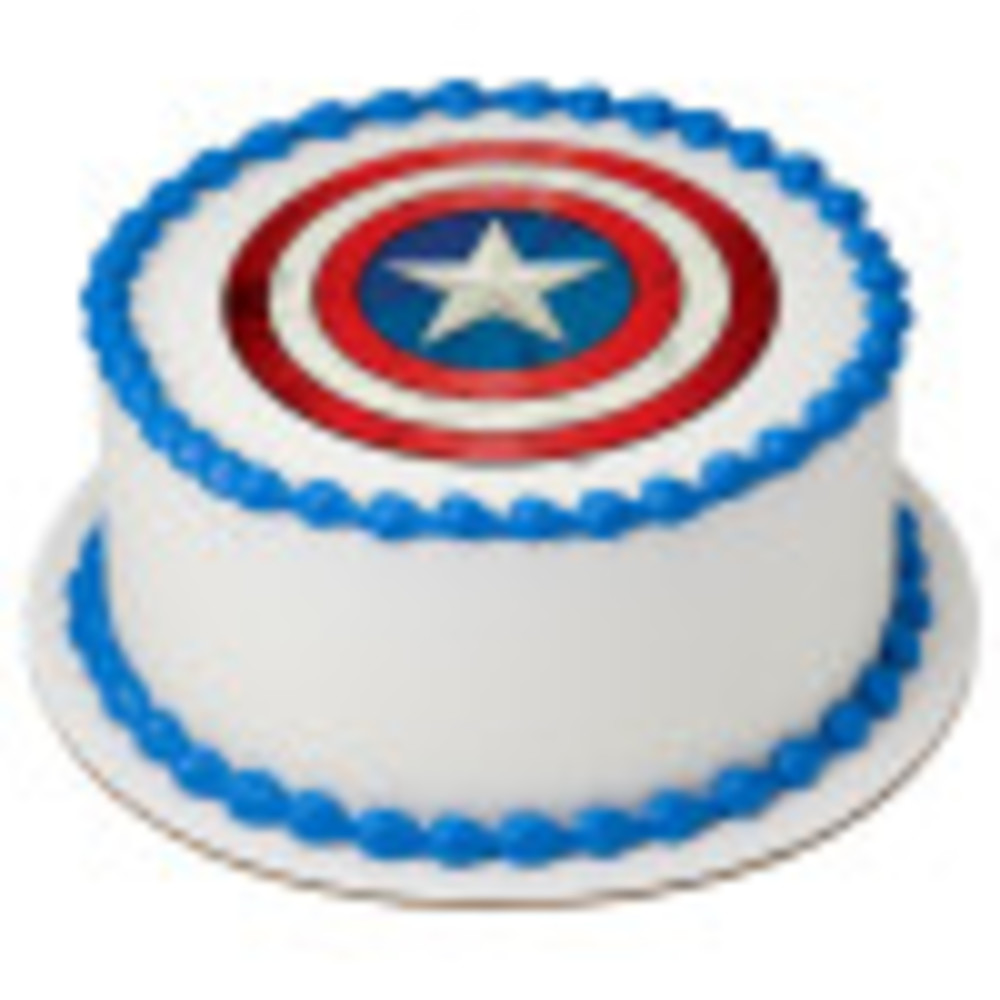 Order MARVEL Avengers Captain America Icon Edible Image® by PhotoCake ...