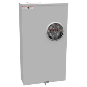 Milbank U2120-X-2/K7 Meter Socket, Ringless, 320A, 600V, 3-Phase, 7-Jaw ...