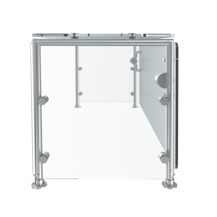 59-inch 6-Series Velocity Adjustable Cafeteria-Style Breath Guard for 4 ...