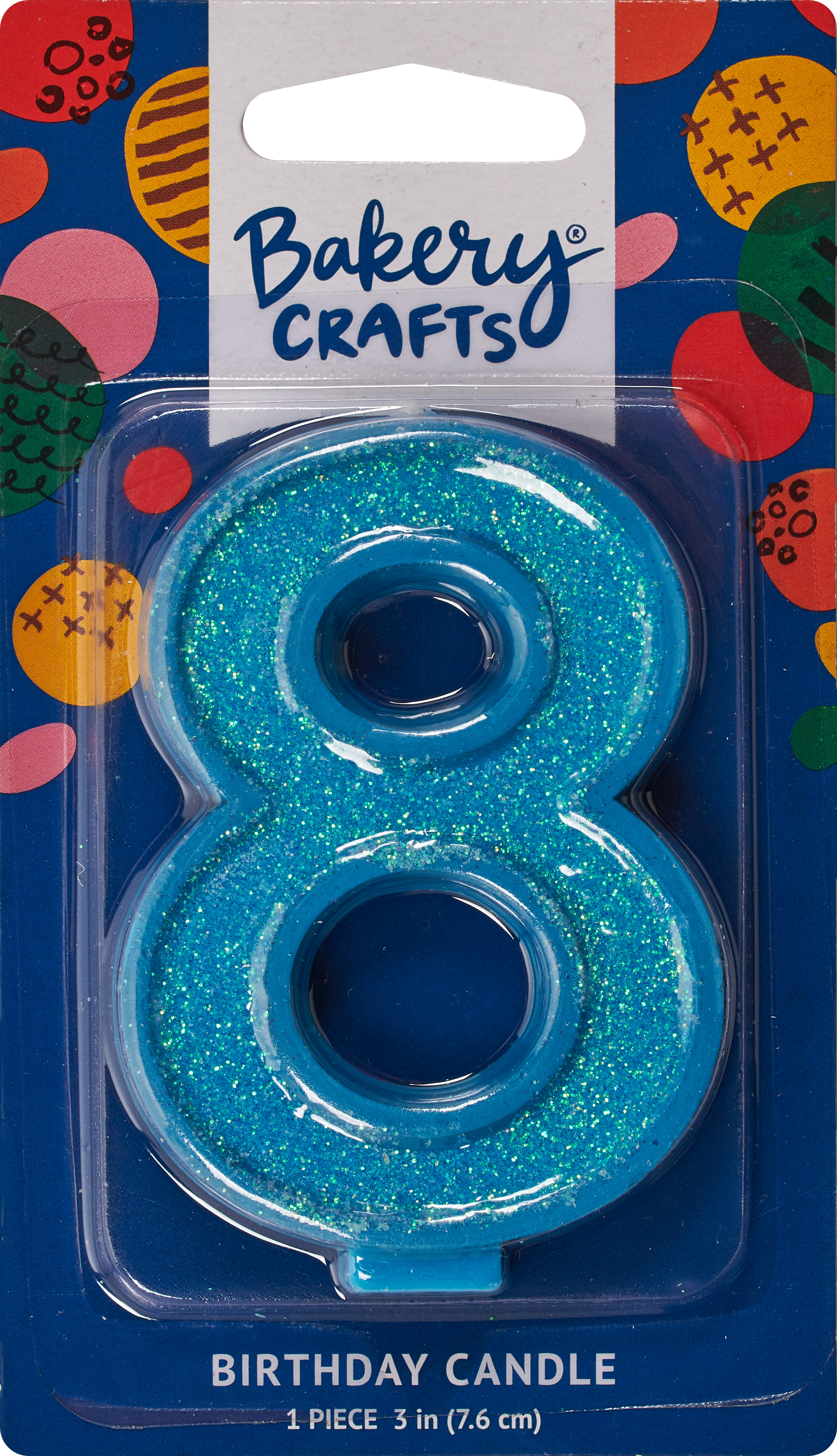 8 Glitter | Numeral Candles | DecoPac