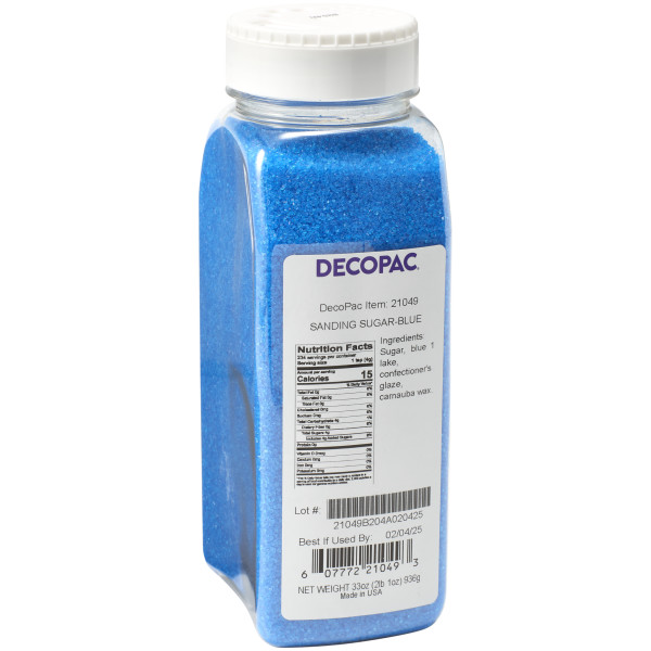 Blue Sanding Sugar 8 Pounds | DecoPac