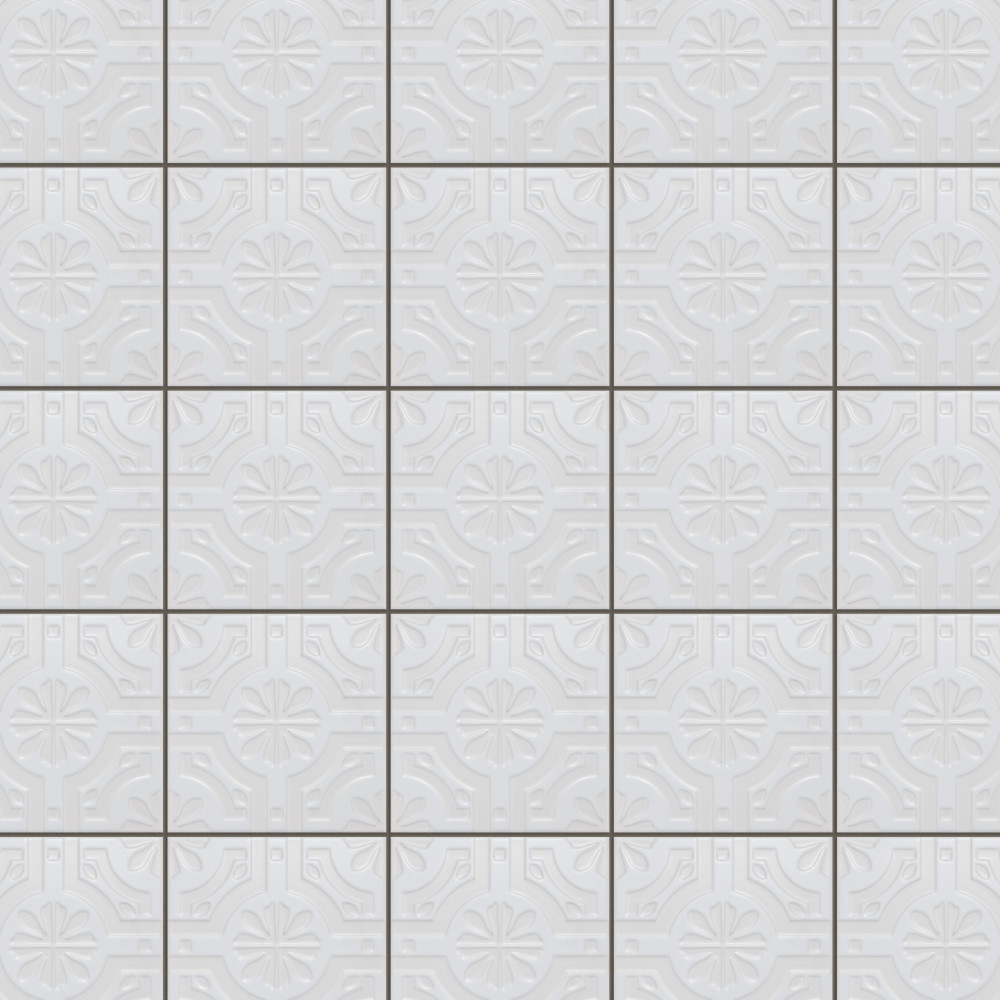 Triplex Real White 7-3/4 in. x 7-3/4 in. Ceramic Wall Tile | Merola Tile