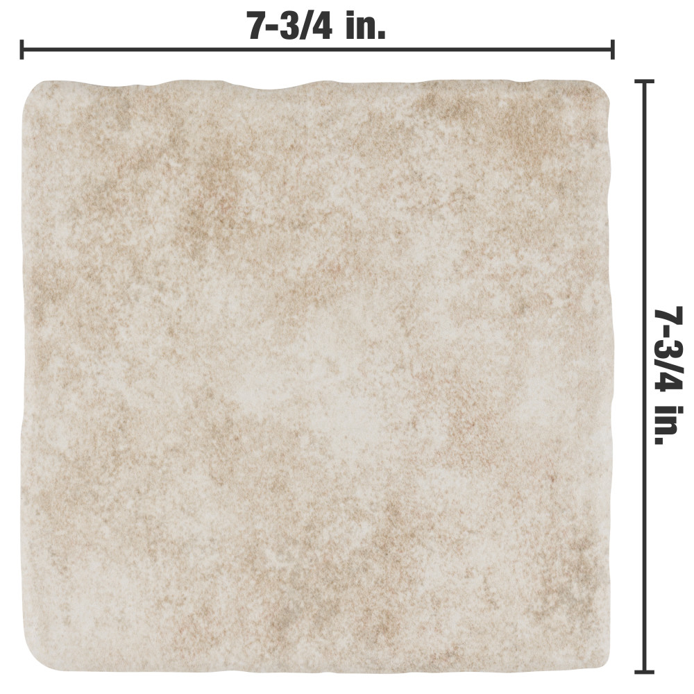 Costa Arena 7-3/4 in. x 7-3/4 in. Ceramic Floor and Wall Tile | Merola Tile
