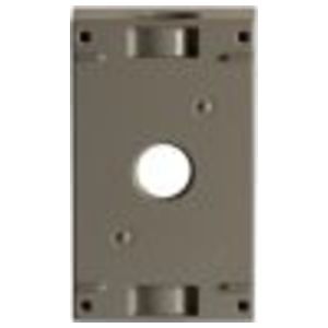 Hubbell TayMac 5324-0 Weatherproof Box, Aluminum, 1-Gang, 2 In. D, (3 ...